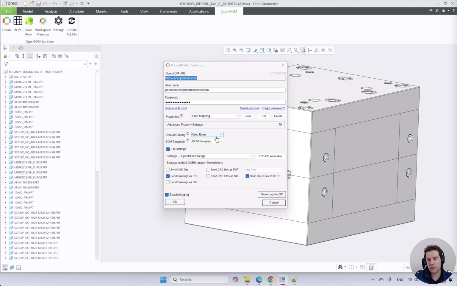 How to Get Started with OpenBOM for PTC Creo Parametric - OpenBOM