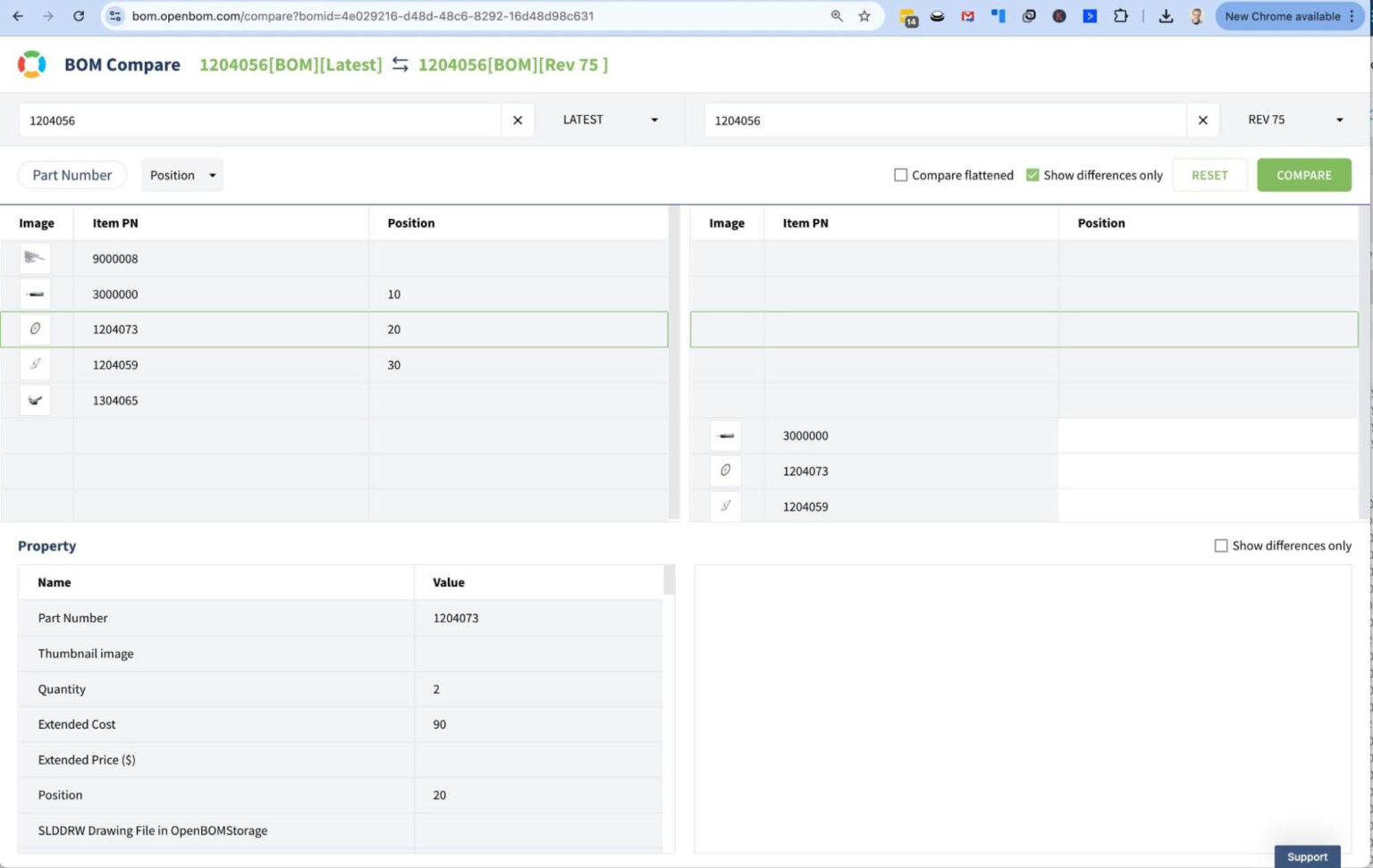 Master BOM Comparison with OpenBOM: From Simple Differences to Complex ...