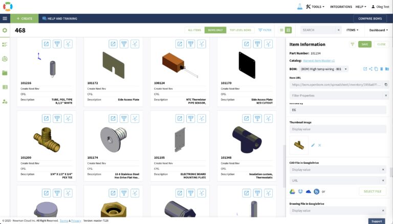 Openbom Core Data Model Objects Properties Links Openbom 0436