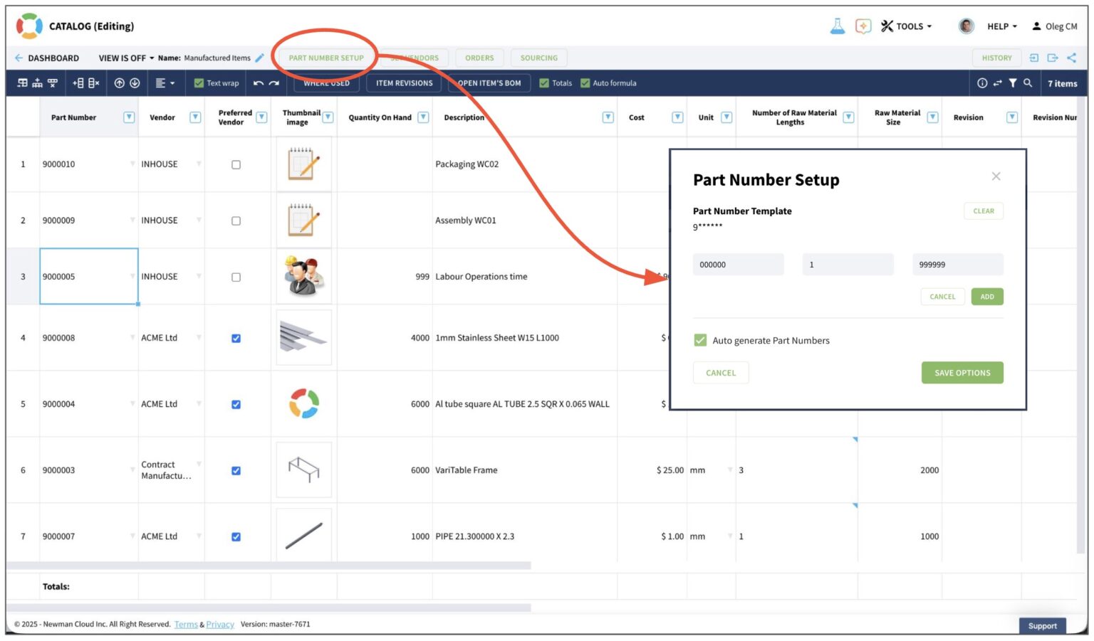 How to Configure Catalogs and Setup Part Numbers (Day 24 of 30) - OpenBOM